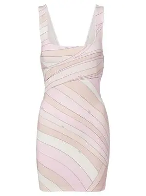 Emilio Pucci Iride Jersey Minidress - Pink