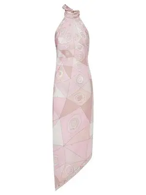 Emilio Pucci Silk Twill Maxi Dress - Pink