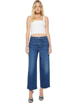 MOTHER The Delinquent Ankle Jeans - Blue