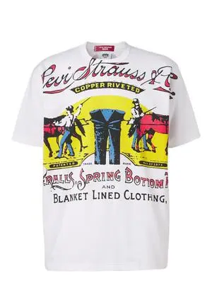 Junya Watanabe X Levi's® Printed Cotton Jersey T-shirt - White