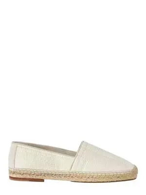 Brunello Cucinelli Brunello Cucinelli Techno Raffia And Suede Espadrilles With Piping Neutrals