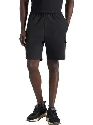 Manière De Voir Maniere De Voir Dimitri Technical Cargo Shorts Black