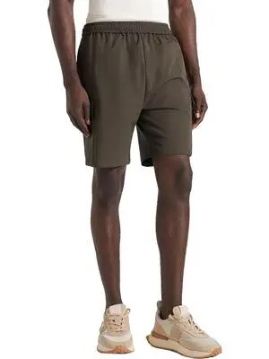Manière De Voir Maniere De Voir Dimitri Technical Cargo Shorts Olive