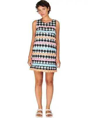 RACHEL ANTONOFF Freddie Mini Shift Dress - Tablecloth Multi