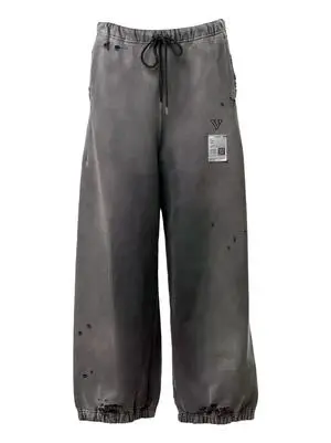 Mihara Yasuhiro Sun-faded-like Sweat Pants - Black