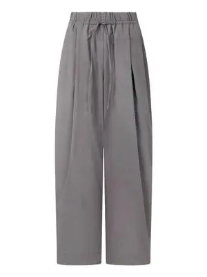 STUDIO TOMBOY Drawstring Pleated Trousers - Grey