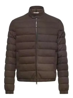 Moncler Luray Quilted Zip-up Jacket - Brown