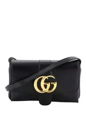 Gucci Arli Leather Small Shoulder Bag - Black