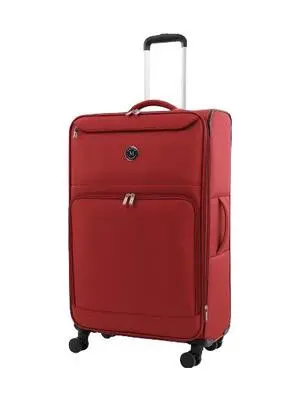 MARTHA STEWART Extra Large Expandable Spinner Suitcase - Terra Cotta