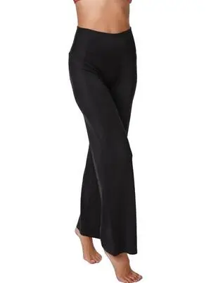 FOREVER & ALWAYS Alara Modal Corset Waist Pants - Black