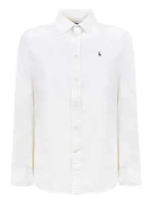 Polo Ralph Lauren Slim Fit Oxford Shirt - White