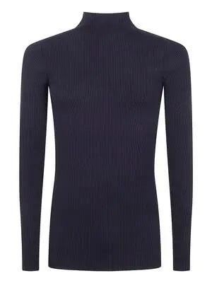 Rick Owens Ribbed Lupetto Sweater - Black