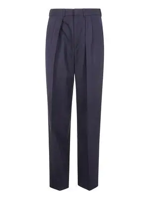 TOM FORD Solid Satin Stripe Double Pleat Pants