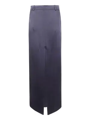 TOM FORD Crepe Envers Satin Tailored Skirt - Black