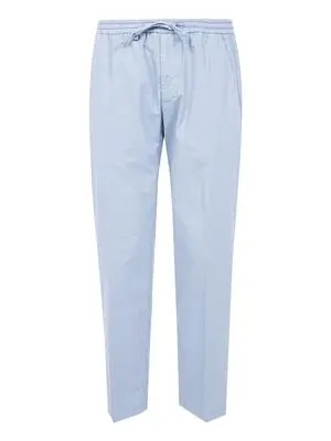 MICHAEL COAL Popeline Coulisse Trousers - Gray