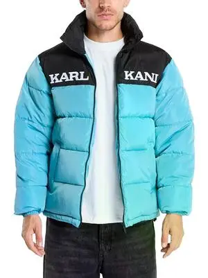 KARL KANI Padded Logo Jacket - Blue
