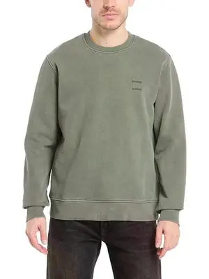 SAMSOE SAMSOE Crewneck Sweatshirt With Logo Print - Grey