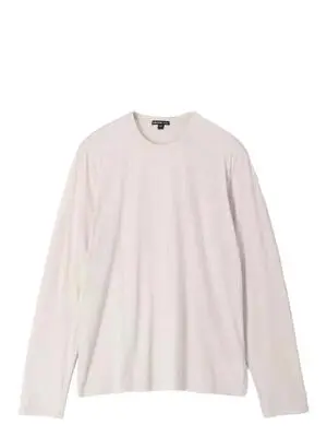 JAMES PERSE Luxe Lotus Long-sleeve T-shirt - Silver