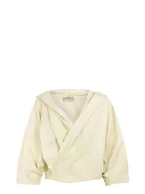 CORTANA Noa Wrap Hoodie - Neutrals