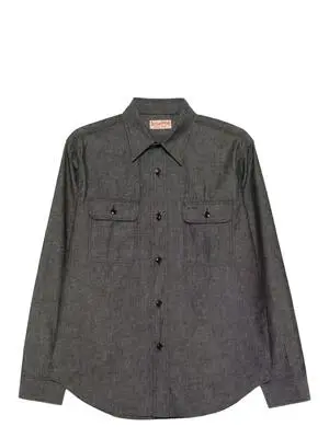 SUGAR CANE JEANS Denim Shirt - Grey