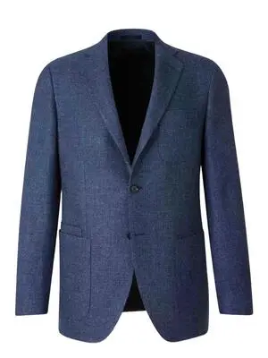 Scabal Kenton Single-breasted Jacket - Blue