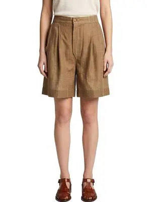 Ermanno Scervino Pleated Shorts - Beige