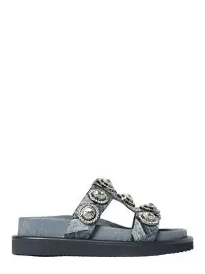 Kurt Geiger Embellished Heeled Sandals - Blue