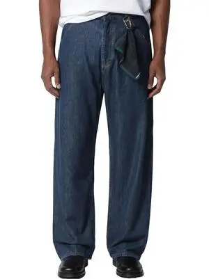 DARKPARK Wide-leg Jeans In Cotton And Lyocell Blend - Denim
