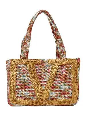 Valentino Garavani Woven Tote Bag - Multicolor