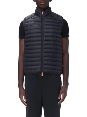 SAVE THE DUCK Padded Nylon Vest - Black