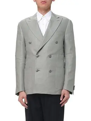 Corneliani Double Breasted Blazer - Grey