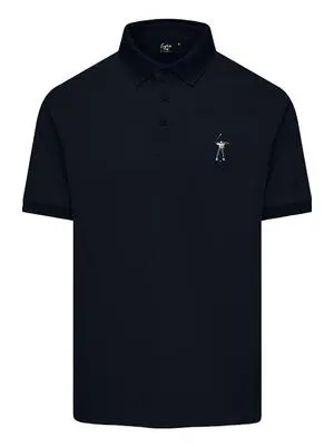 EASTSIDE GOLF Core Cotton Blend Piqué Polo - Black