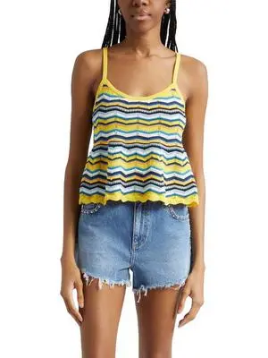 RAMY BROOK Ramy Brook Cecelia Pointelle Knit Tank