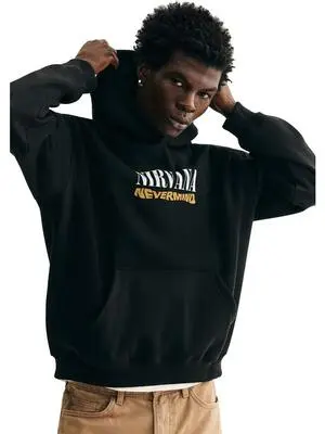 H&m Nirvana "nevermind" Graphic Hoodie - Black/nirvana