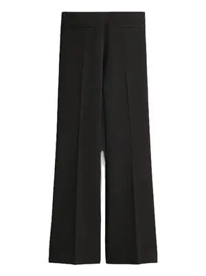H&m Bootcut Twill Trousers - Black