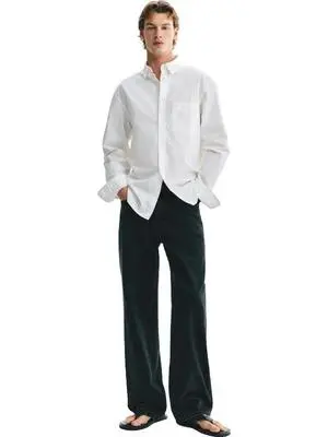 H&M Regular Fit Oxford Shirt - White