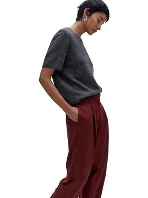 H&m Tailored Trousers - Red