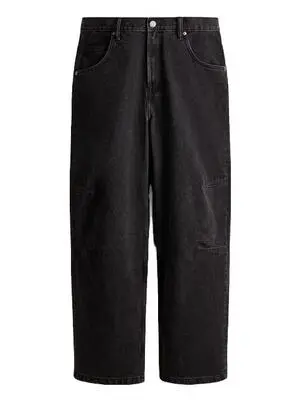 H&m H&M Baggy Darted Jeans Black