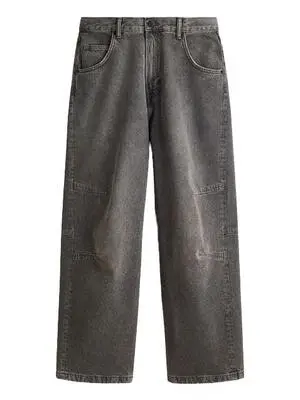 H&m H&M Baggy Darted Jeans Denim Gray