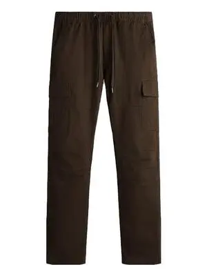 H&m Slim Fit Cargo Trousers - Dark Khaki Green