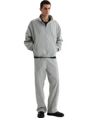 H&M Relaxed-fit Track Pants - Light Gray