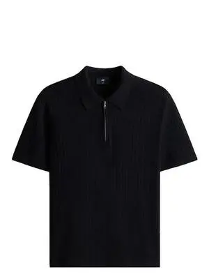 H&m Slim Fit Polo Shirt - Black