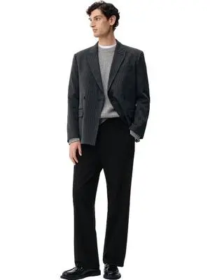 H&m Relaxed Fit Trousers - Black