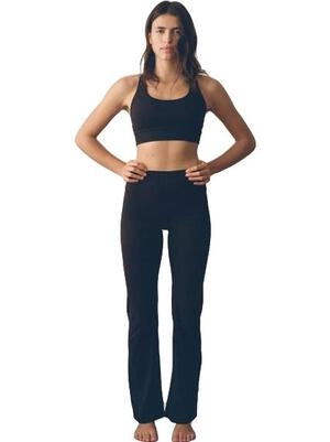 H&M Flared Yoga Leggings With Softmove™ Technology - Black