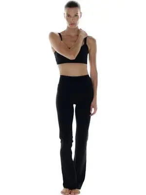 H&M Flared Yoga Leggings With Softmove™ Technology - Black
