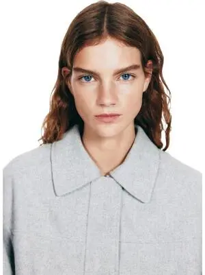 H&M Collared Bomber Jacket - Gray