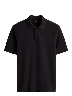 H&m Regular Fit Polo Shirt - Black