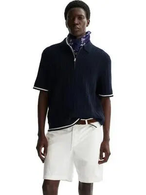 H&m Relaxed Fit Chino Shorts - White