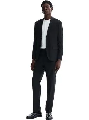 H&m Regular Fit Suit Trousers - Black