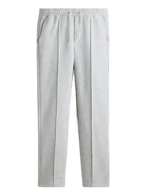H&m Regular Fit Tailored Joggers - Light Gray Melange